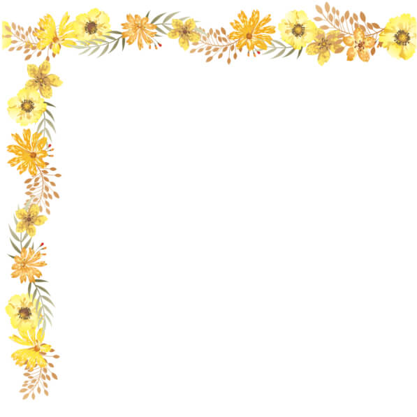 Download Yellow Floral Border Design Borders & Corners Online ...