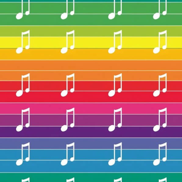 Download Colorful Musical Notes Pattern Patterns Online - Creative Fabrica