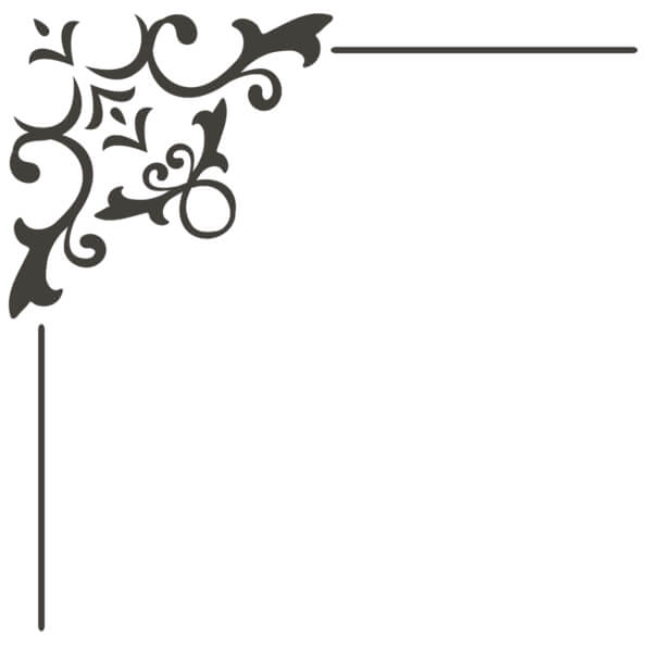 Download Ornate Corner Design Borders & Corners Online - Creative Fabrica