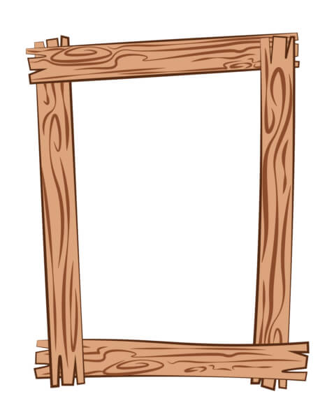 Descarga Marco de madera rústico Marcos En Línea - Creative Fabrica