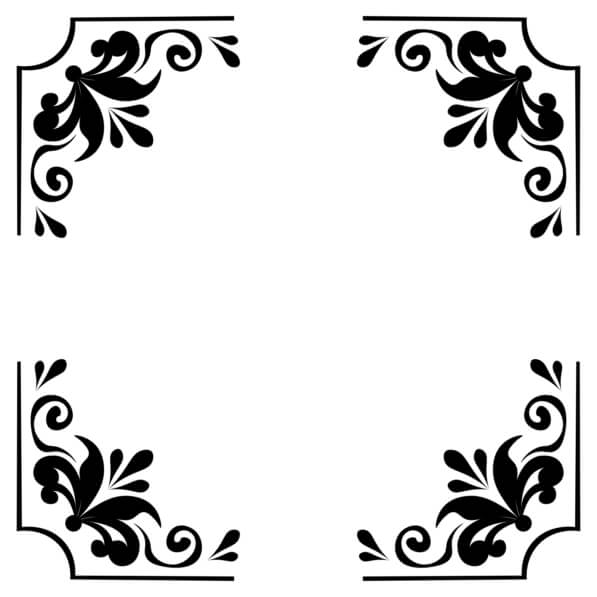 Descarga Diseño de esquinas florales decorativas Marcos En Línea ...