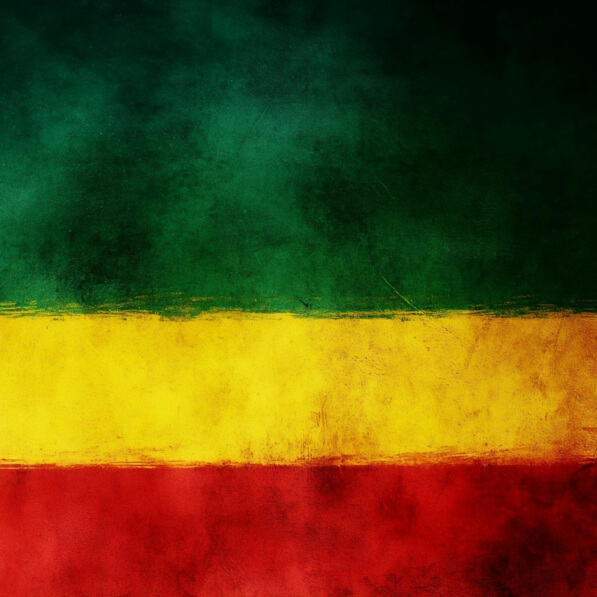 Download Textured Flag with Green, Yellow, and Red Stripes Backgrounds ...