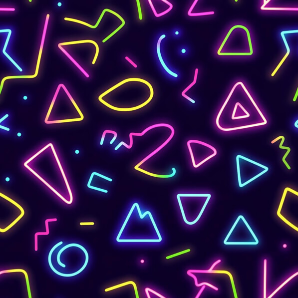 Descarga Patrón abstracto de neón colorido Patrones En Línea - Creative ...