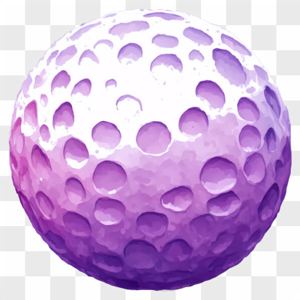 Download Stylized Golf Ball in Gradient Colors Cartoons Online - Creative Fabrica