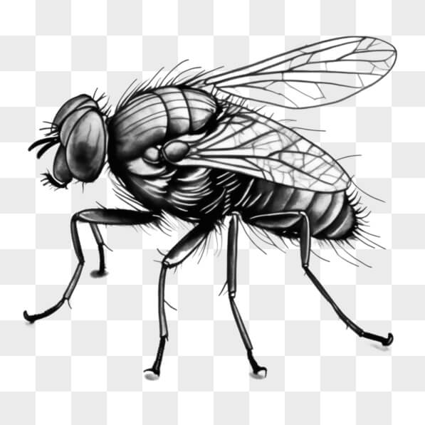 Download Illustration Of A Fly Sketches Online Creative Fabrica
