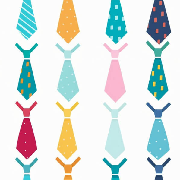 Descarga Diseños de corbatas coloridas Patrones En Línea - Creative Fabrica