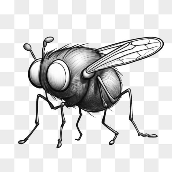 Download Stylized Cartoon Fly Illustration Sketches Online - Creative ...