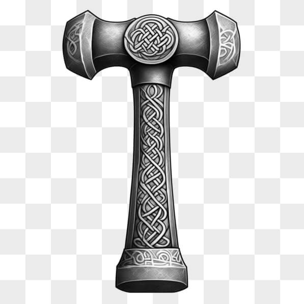 Download Celtic Hammer with Intricate Designs Sketches Online ...