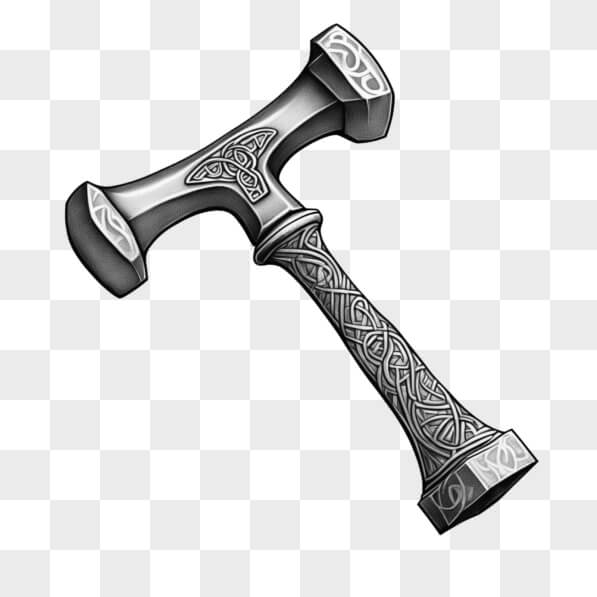 Download Celtic Hammer with Intricate Design Sketches Online - Creative ...