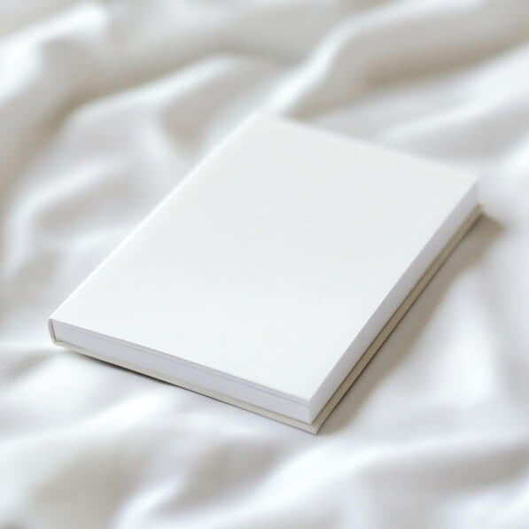 Download Blank White Notebook on White Fabric Mockups Online - Creative ...
