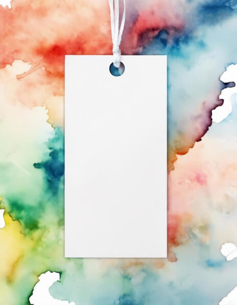 Download Blank Tag with Watercolor Background Backgrounds Online ...
