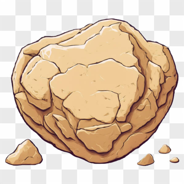 Download Stylized Rocky Boulder on Black Background Cartoons Online ...