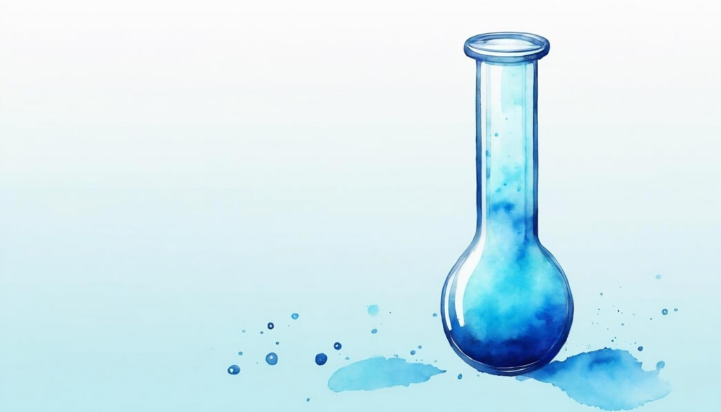 Descarga Matraz de laboratorio con líquido azul Fondos En Línea ...