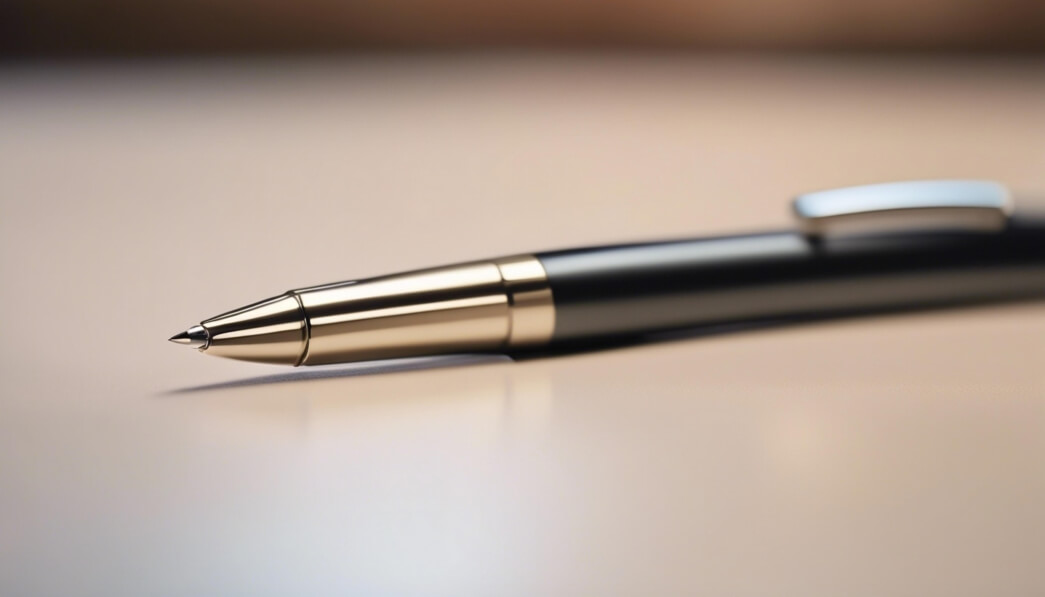 Download Close-up of a Black and Gold Pen Mockups Online - Creative Fabrica