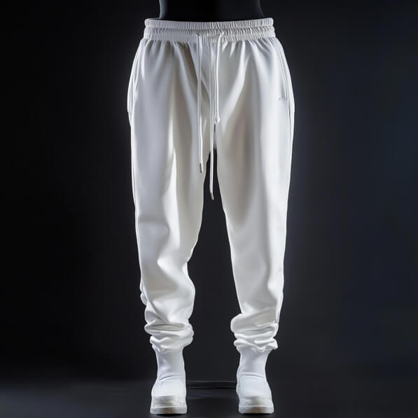 Download Stylish White Sweatpants Displayed on Mannequin Mockups Online ...