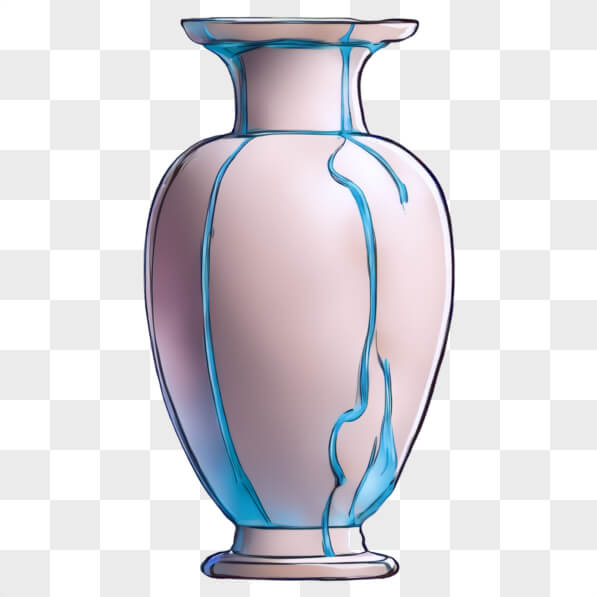 Descarga Jarrón Artístico con Grietas Azules Cartoons En Línea ...