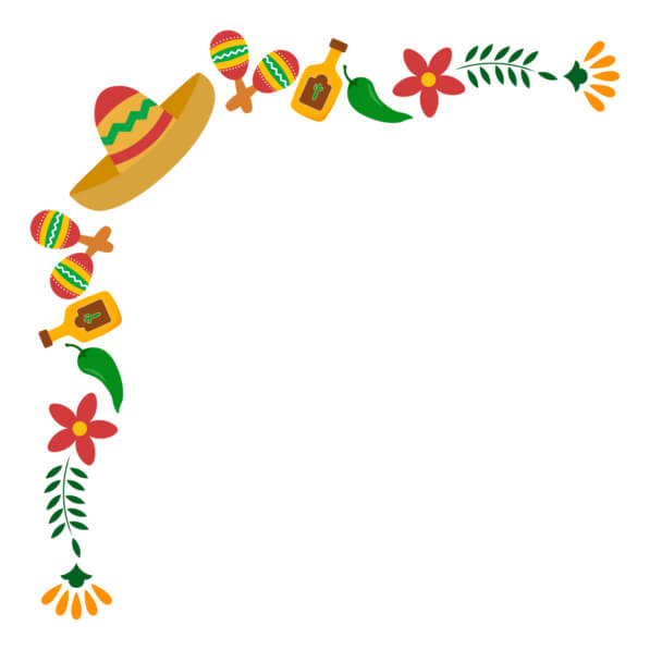 Download Festive Mexican Decorative Border Borders & Corners Online ...