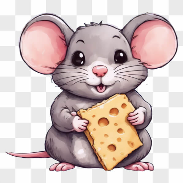 Scarica Topo cartone animato allegro con formaggio Cartoni animati ...