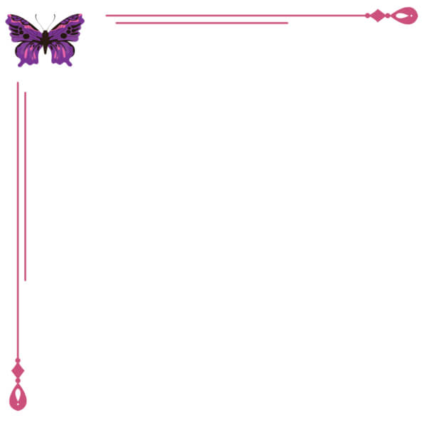 Download Decorative Border with Butterfly Borders & Corners Online ...