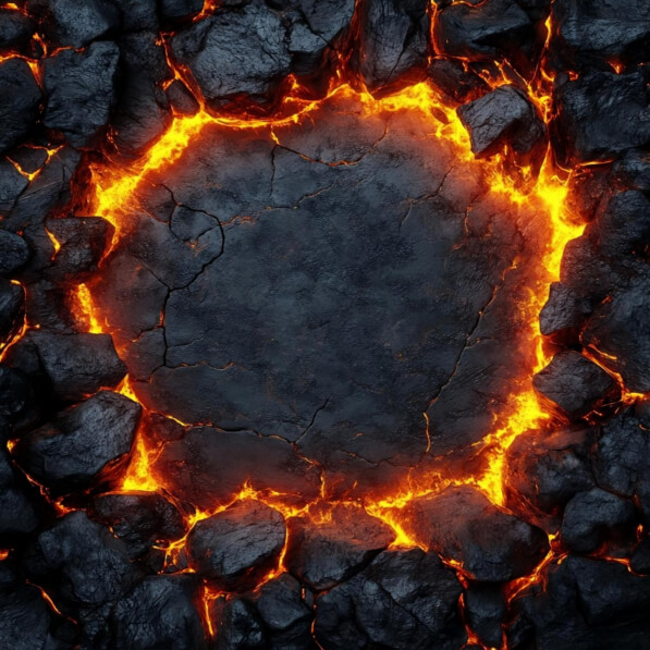 Download Volcanic Rock Formation with Fiery Core Backgrounds Online ...