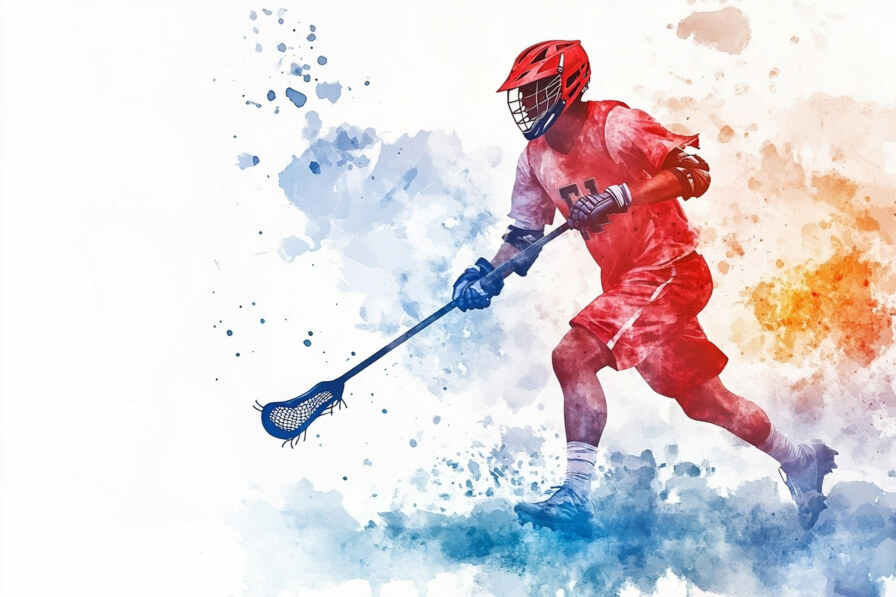 Download Lacrosse Player in Action Backgrounds Online - Creative Fabrica