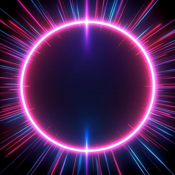 Download Vibrant Circular Neon Design Backgrounds Online - Creative Fabrica