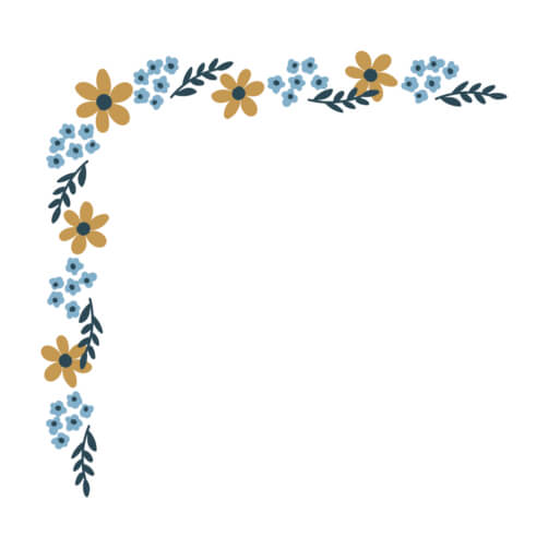 Download Floral Border Design Borders & Corners Online - Creative Fabrica