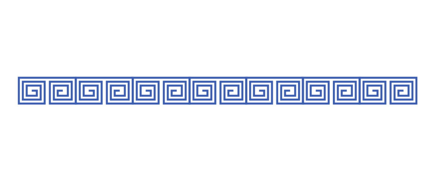 Download Greek Key Pattern in Blue Borders & Corners Online - Creative ...