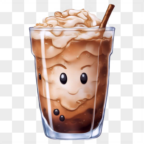 Download Cute Animated Coffee Drink with Whipped Cream Cartoons Online ...
