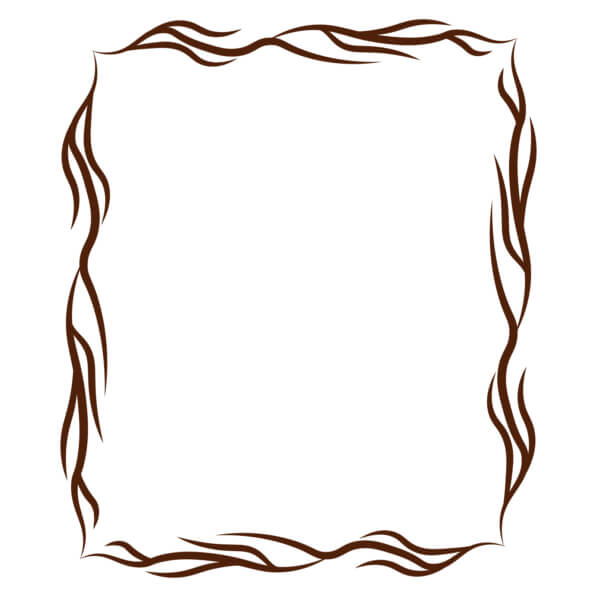 Download Decorative Vine Frame Frames Online - Creative Fabrica
