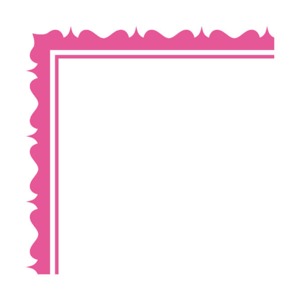 Download Wavy Pink Decorative Frame Borders & Corners Online - Creative ...