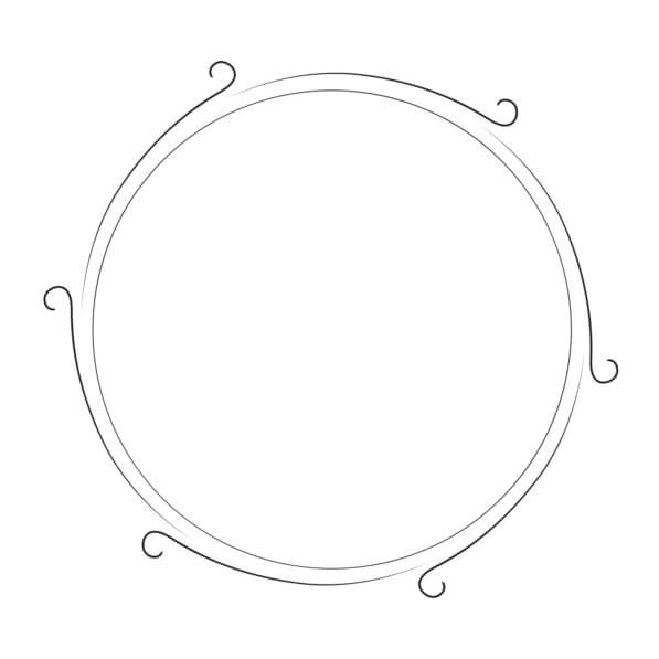 Download Minimalistic Circular Design with Swirls Frames Online ...