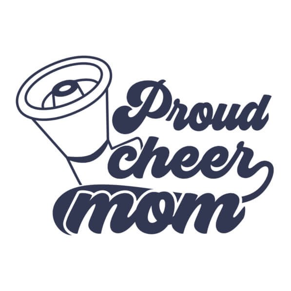 Download Proud Cheer Mom Design Quotes Online - Creative Fabrica