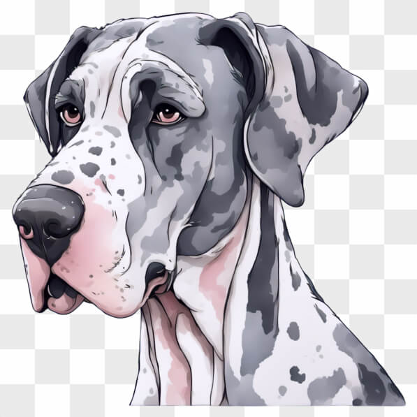 Download Illustration of a Great Dane Dog Cartoons Online - Creative ...