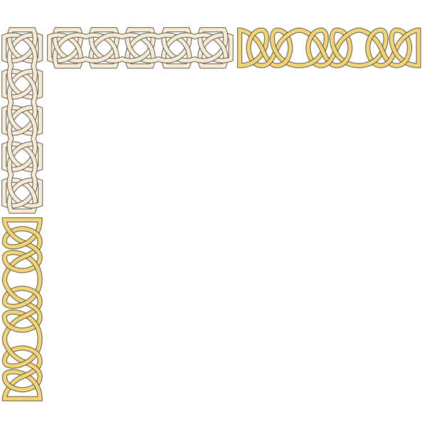 Download Celtic Knot Corner Design Borders & Corners Online - Creative Fabrica
