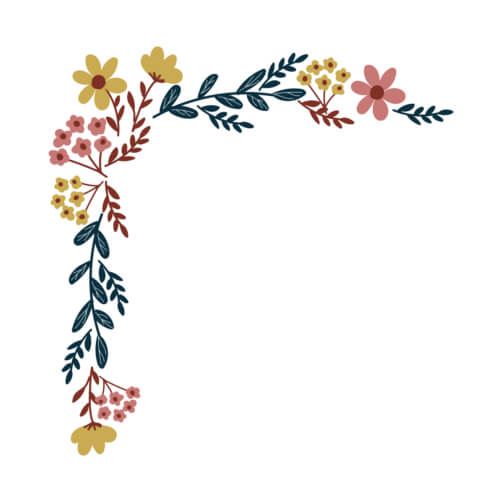 Download Floral Border Design Borders & Corners Online - Creative Fabrica