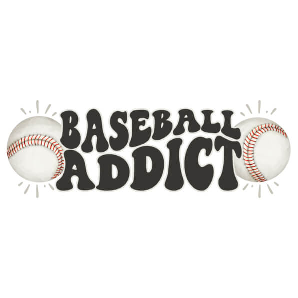 Download Baseball Addict Design Quotes Online - Creative Fabrica
