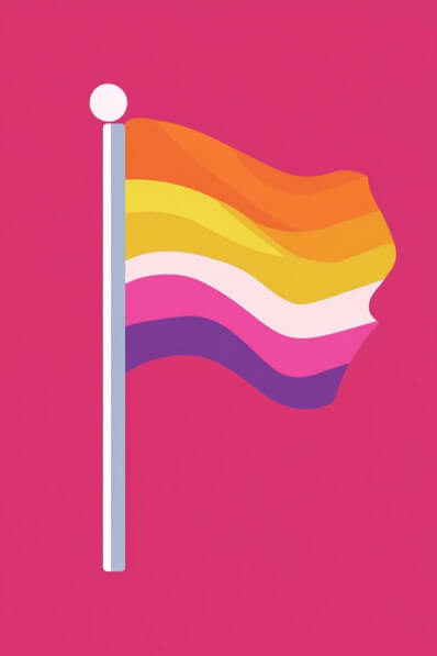 Download Pride Flag against Pink Background Backgrounds Online ...