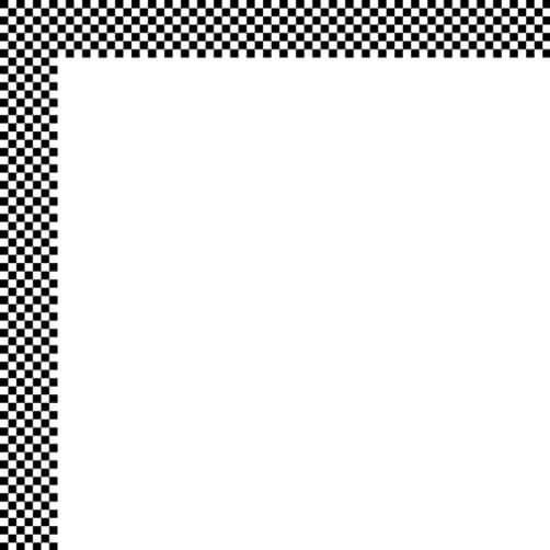 Download Black and White Checkerboard Pattern Borders & Corners Online ...