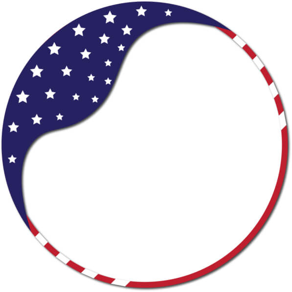 Download Circular American Flag-Inspired Design Frames Online ...