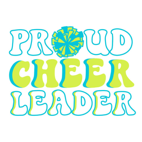 Download Proud Cheer Leader Graphic Quotes Online - Creative Fabrica