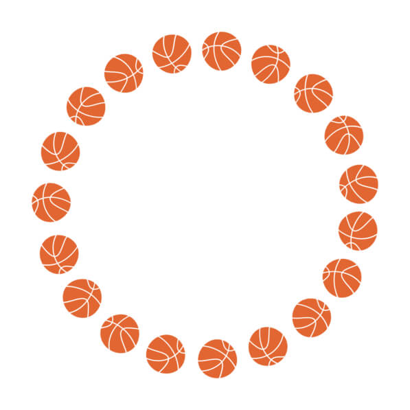 Download Circular Arrangement of Basketballs Frames Online - Creative ...
