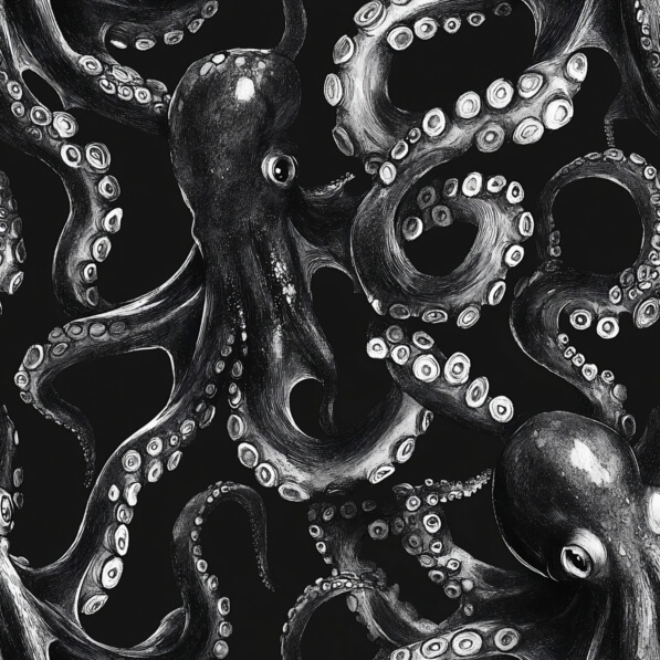 Download Intricate Illustration of Octopuses Patterns Online - Creative ...