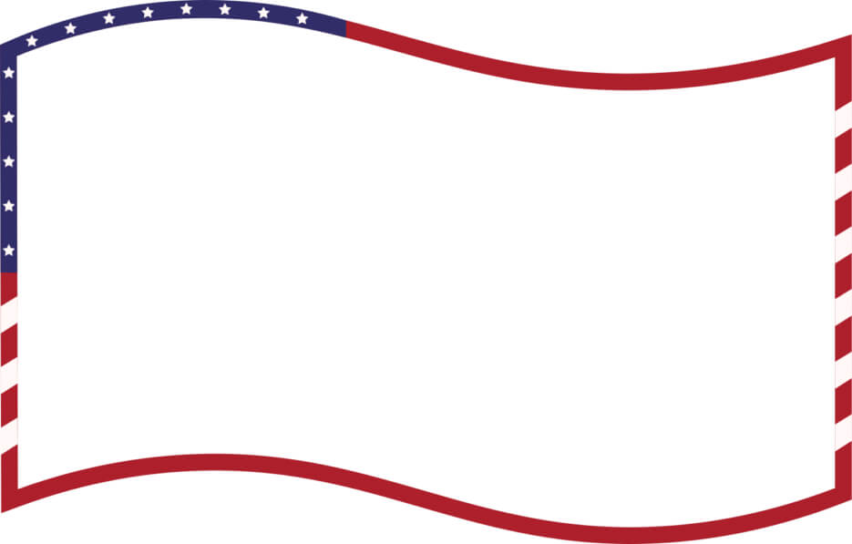 Download Stylized Flag Design with Wavy Border Frames Online - Creative ...