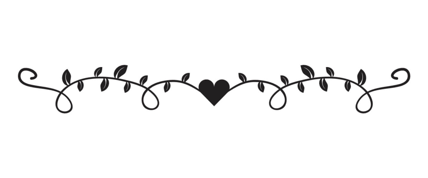 Download Decorative Vine Border with Heart Borders & Corners Online ...
