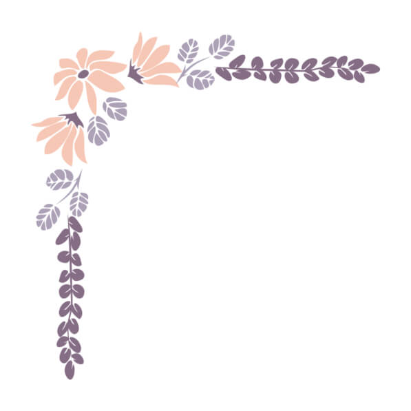 Baixe Decoração de Canto Floral Borders & Cantos - Creative Fabrica