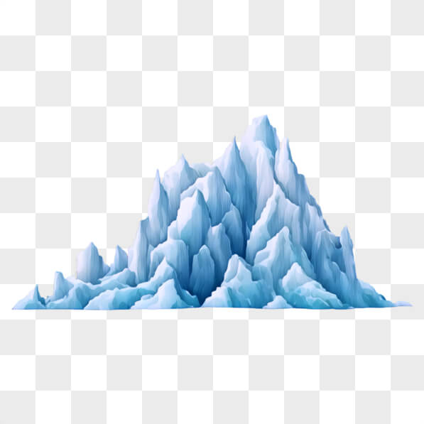 Download Ice formation resembling a glacier or iceberg Cartoons Online ...