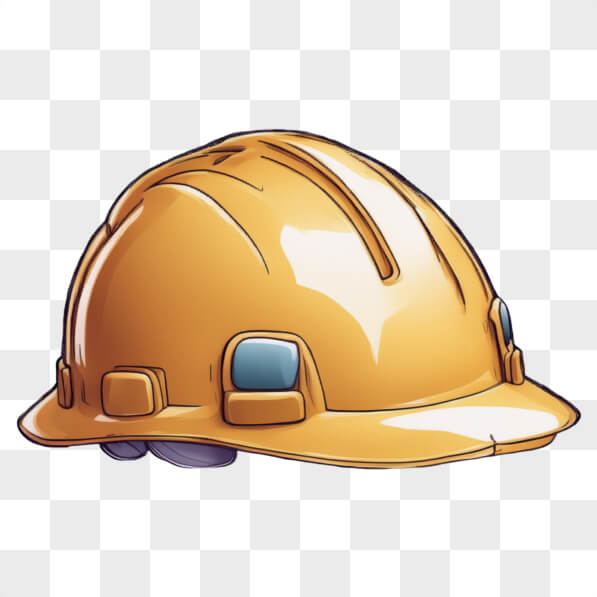 Download Yellow Construction Helmet Cartoons Online - Creative Fabrica