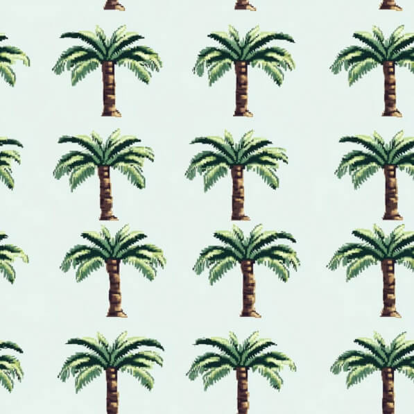 Download Tropical Palm Tree Pattern Patterns Online - Creative Fabrica