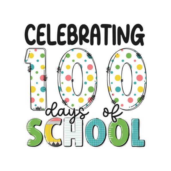Download Celebrating 100 Days of School Quotes Online - Creative Fabrica